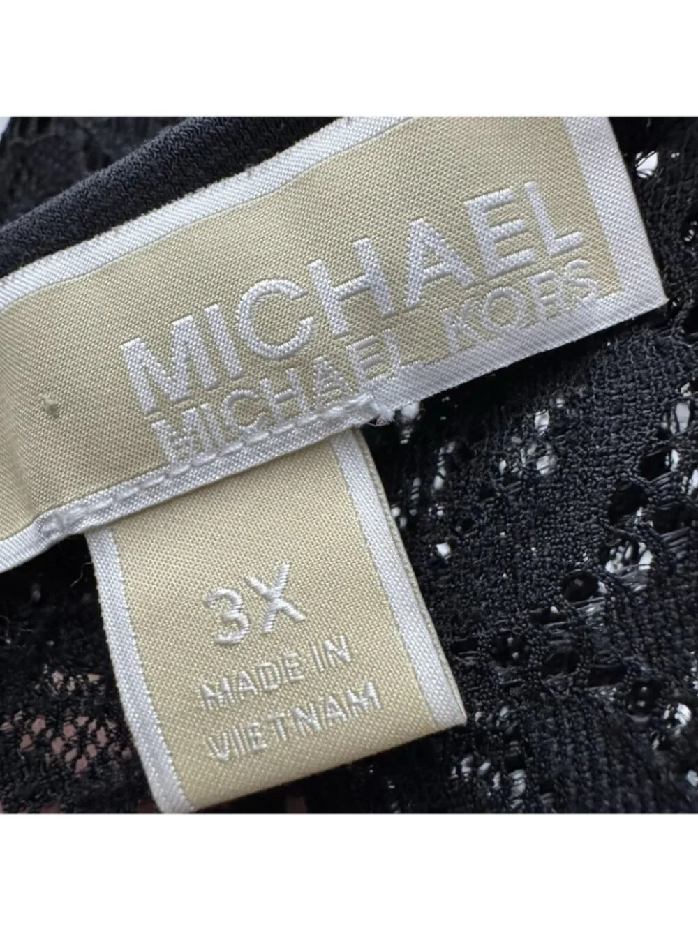 Michael Kors | Dresses | Michael Kors Womens 3x Houndstooth Dress Black ...